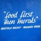 Appelboter | Food first, then morals